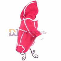 China Warm Imitate Leather Pet Clothing Autumn Raw Edge Cute Pet Hoodie for sale