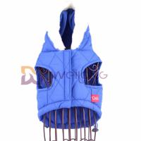 China Adjustable Fit Poly Taffeta Lining Cute Dog Clothes Blue Pongee Quilting Rabbit Xxs Puppy Clothes for sale