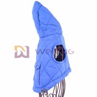 China Adjustable Fit Poly Taffeta Lining Cute Dog Clothes Blue Pongee Quilting Rabbit Xxs Puppy Clothes for sale