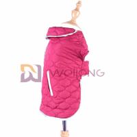 China Windproof Reversible Plaid Dog Coats Reflective Stripe Poly Pongee Waterproof Dog Jacket for sale