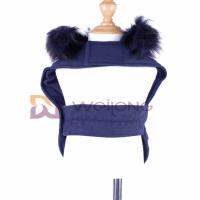 China Detachable Plush Collar Wool Small Large Dog Fleece Jacket Coats For Winter BSCI for sale