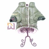 China Air Force Snaps Button Opening Pet Jacket Mixed Olives Stylish Dog Coat ISO9001 for sale
