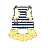 China Customized Poly Jersey Summer Dog Clothes Digital Print Wine Glass Type for sale