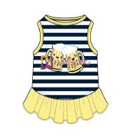 China Customized Poly Jersey Summer Dog Clothes Digital Print Wine Glass Type for sale