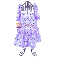 China Good Elasticity Bow Digital Print Pet Skirt Breathable Poly Jersey 180G Custom Puppy Skirt for sale