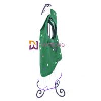 China Digital Print Embroider Pet Dress Love Poly Jersey Custom Summer Heart Woven Collar Dog Dressing Gown for sale