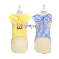 China Rubber Printing Color Summer Seersucker Dog Puppy Dress XS S M L XL for sale