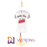 China Customizable Spring / Summer T Shirts For Dogs Cotton Jersey 180G for sale