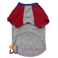 China Summer Customizable Pet T Shirts For Dogs Rubber Print UK Flag for sale