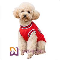 China Customizable Print Number Mesh Pet T Shirt Nba Pet Apparel Jerseys for sale