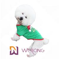 China Pattern Color Rubber Print Pet T Shirt Customized Dog Christmas T Shirt for sale