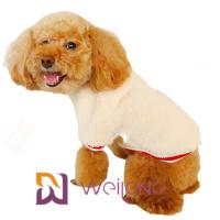 China Rib Knit Short Sleeve Pet T Shirt Keep Warm Soft Sherpa T Shirt For Dog for sale