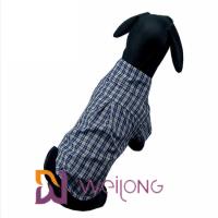 China Pet Clothes Cotton Plaid Dog Shirts For Medium Dogs ISO9001 for sale
