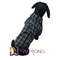 China Pet Clothes Cotton Plaid Dog Shirts For Medium Dogs ISO9001 for sale