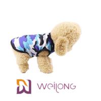 China Camo Dog Shirt Pet Clothing Sleeveless Plain T Shirt Colorful Breathable Mesh for sale