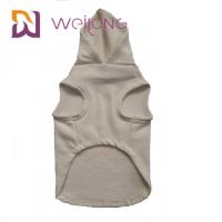China Customizable Patterns CVC Cotton Dog Hoodie With Rubber Print for sale