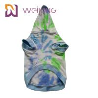 China Cotton French Terry Tie - Dye Pet Hoodie House Dog Hoodies for sale