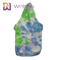 China Cotton French Terry Tie - Dye Pet Hoodie House Dog Hoodies for sale