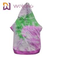 China Cotton French Terry Tie - Dye Pet Hoodie House Dog Hoodies for sale
