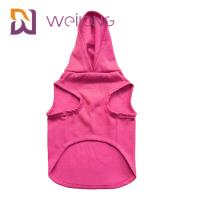 China Colourful Rubber Print Birthday Pet Hoodie Customized Pink Dog Hoodie for sale