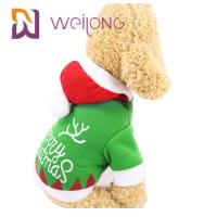 China Christmas Hoodie Puppy Winter Clothes With Santa Claus Snowman Elk Dog Cat Winter Clothes for sale