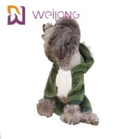 China Coral Velvet Crocodile Small Dog Pajamas Cat Warm Dog Clothes Hoodie for sale
