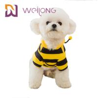 China Apis Florea Pet Clothing Strip Bee Funny Costume Dog Hoodie Clothes for sale