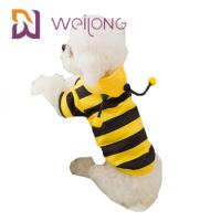 China Apis Florea Pet Clothing Strip Bee Funny Costume Dog Hoodie Clothes for sale