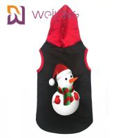 China Cute Christmas Fashion Style Pet Hoodie CVC Dog Cat Winter Clothes for sale