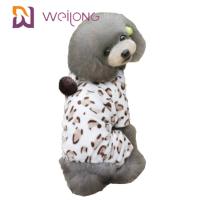 China Customizable 100% Poly Print Pet Pajama For Autumn / Winter Dog Flannel Pajamas for sale