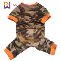 China Poly Fleece Winter Pet Pajama Camo Skull Dog Fleece Onesie for sale