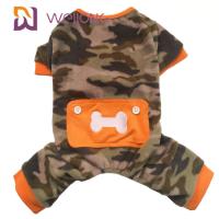 China Poly Fleece Winter Pet Pajama Camo Skull Dog Fleece Onesie for sale