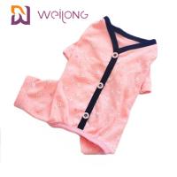 China Spring / Summer Customization Pattern Cardigan Pet Pajama Cotton Jersey Lining for sale