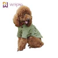China Spring Cat Wind Pet Coat Snaps Opening Cotton Twill Dog Trench Coat for sale