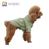 China Spring Cat Wind Pet Coat Snaps Opening Cotton Twill Dog Trench Coat for sale