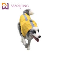 China Waterproof Reflective Pet Raincoat Dog Windbreaker Jacket With Hood for sale