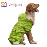 China Safety Stripe Pet Raincoat Full Customization Dog Reflective Raincoat for sale