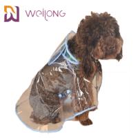 China PVC Transparent Pet Raincoat Spring Summer Light Clear Dog Raincoat for sale