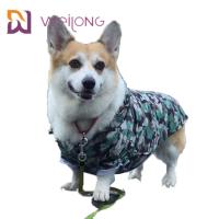 China Velcro Opening Camo Pet Dog Waterproof Jumpsuit Mesh Lining for sale