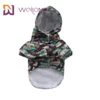 China Velcro Opening Camo Pet Dog Waterproof Jumpsuit Mesh Lining for sale