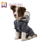 China Waterproof Hooded Pet Raincoat Snaps Opening Digital Print PU Print for sale