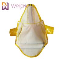 China PU Leather Lightweight Pet Raincoat Windproof Puppy Rain Jacket for sale