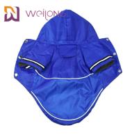 China Warm Snaps Opening Dog Raincoat With Legs Waterproof Reflective Dog Rain Suits for sale