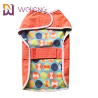 China Embroider Print Polar Fleece Lined Dog Raincoat Dog Rain Suit for sale