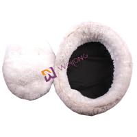 China Cute And Self Warming Pet Bed PV Fleece  Fashion Winter Self Heating Dog Bed for sale