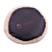 China Donut Round Plush Dog Bed Anti Anxiety Cozy Calming Soft Luxury Pet Bed for sale