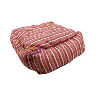 China Plush Rectangle Square Calming Bed For Dogs Small Medium Cats Washable Enjoy Sleeping for sale