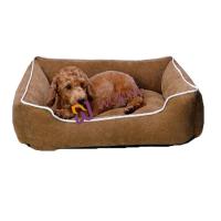 China Corduroy Environmental Protection Self Warming Pet Bed PP Cotton orthopedic dog sofa bed for sale