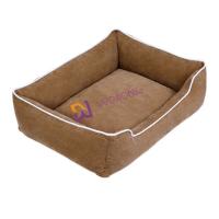 China Corduroy Environmental Protection Self Warming Pet Bed PP Cotton orthopedic dog sofa bed for sale