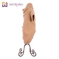China Fleece Dog Hoodie Sweater Thermal With Hat Knitted Dog Jerseys Jumpers for sale